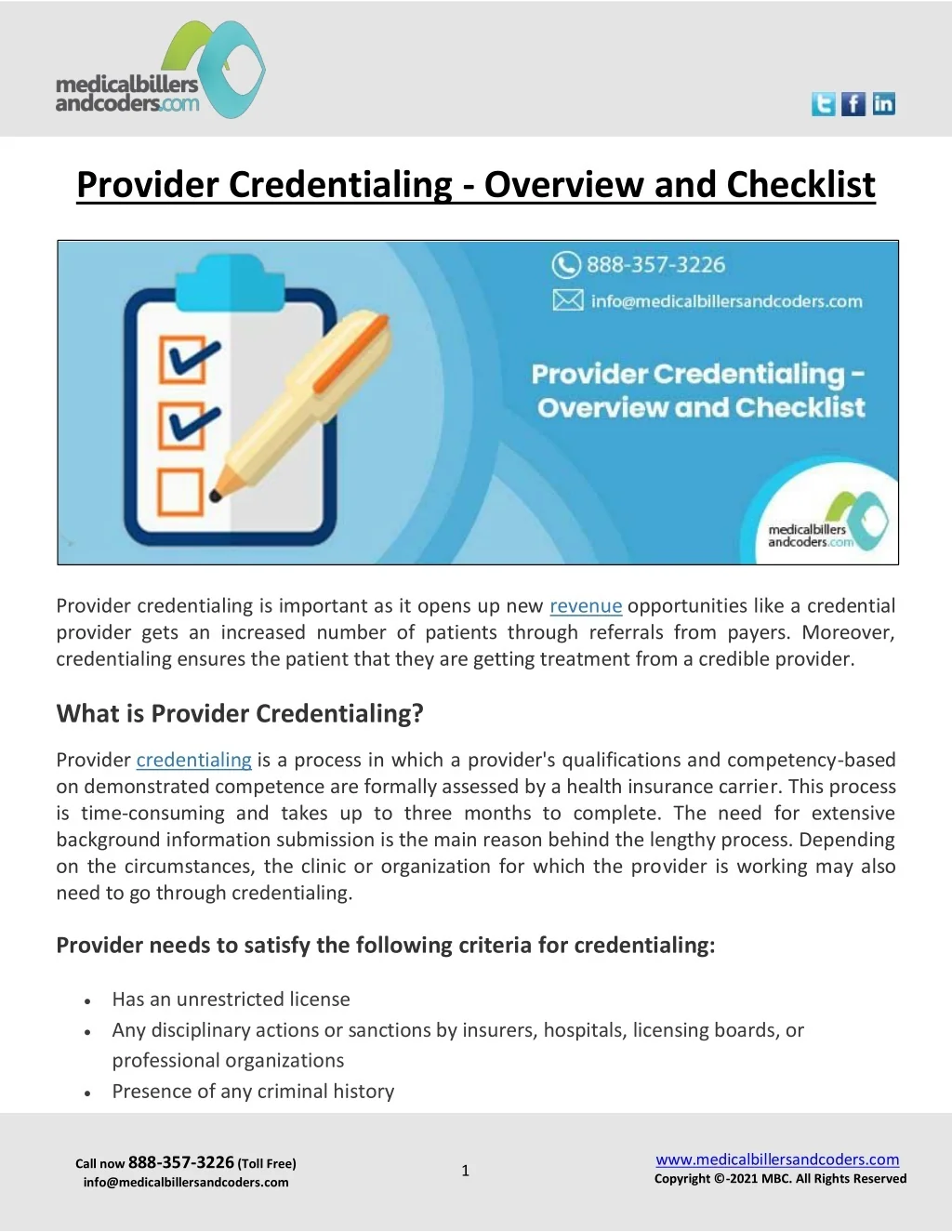 PPT - Provider Credentialing - Overview and Checklist PowerPoint Presentation - ID:10533538