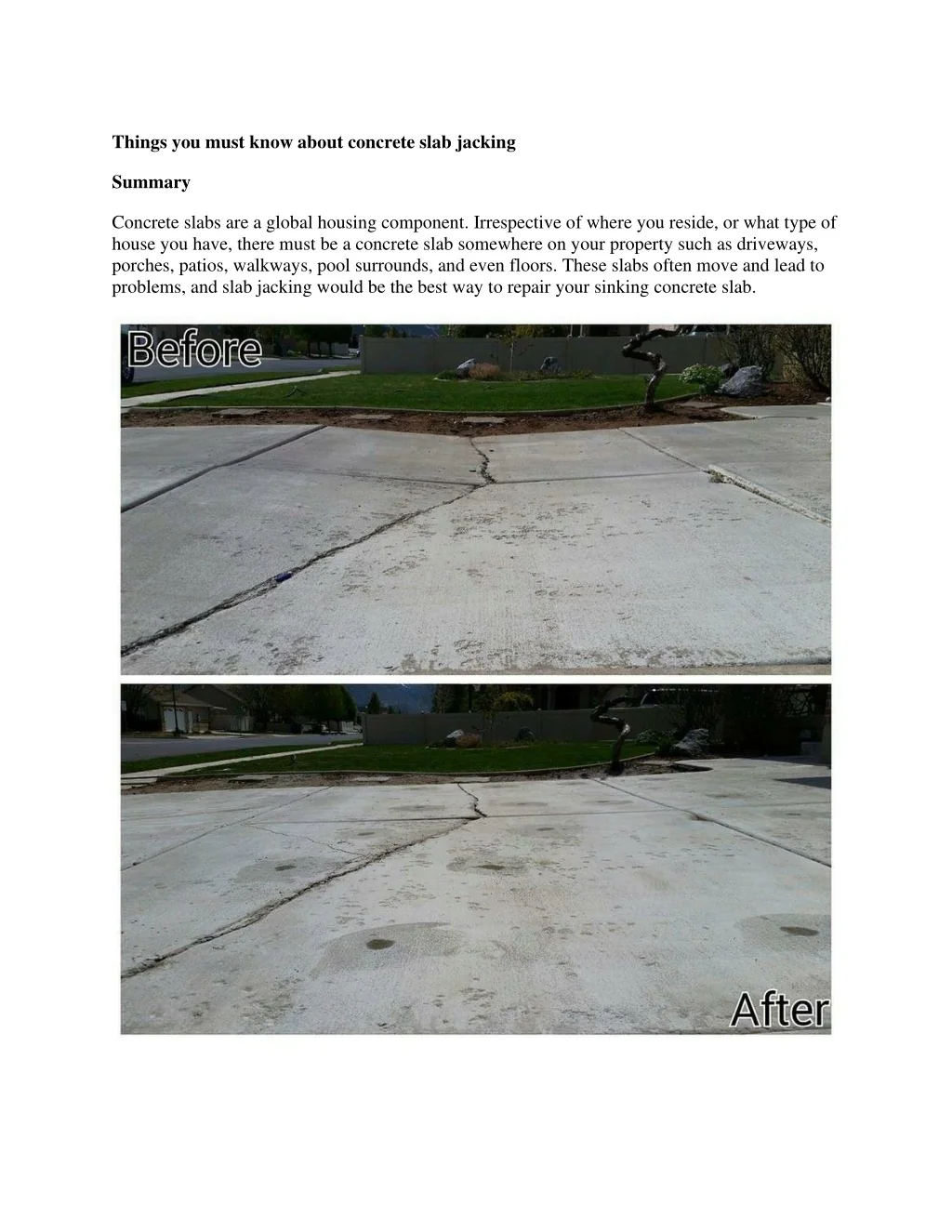 PPT - Things You Must Know About Concrete Slab Jacking PowerPoint ...