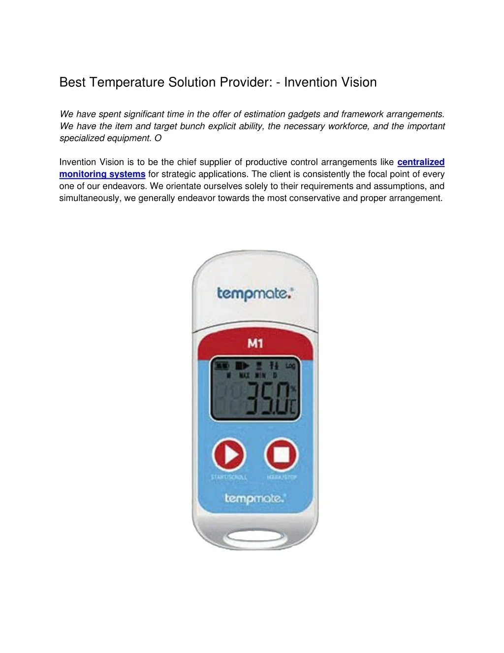 PPT - Best Temperature Solution Provider PowerPoint Presentation, free ...