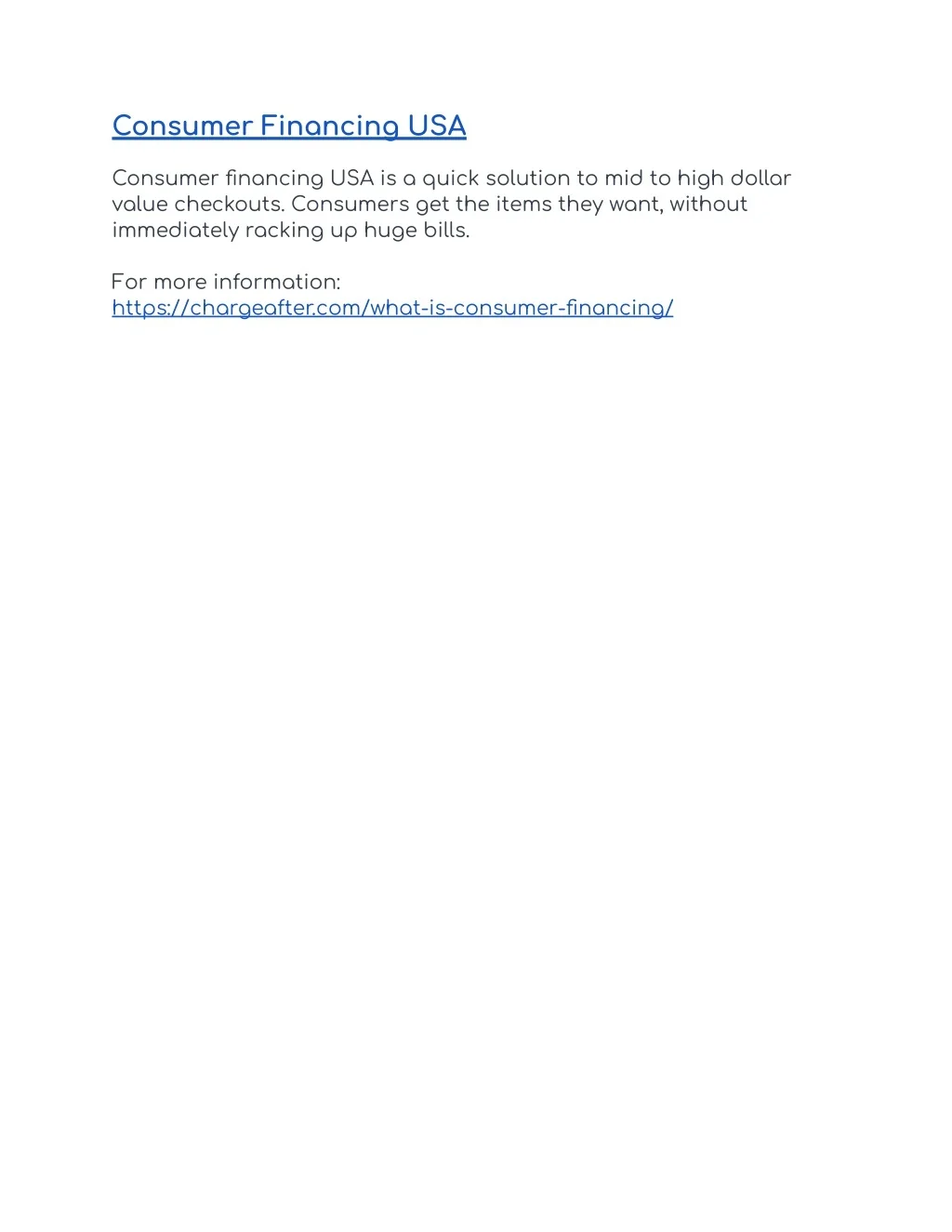 PPT - What is Consumer Financing PowerPoint Presentation, free download ...