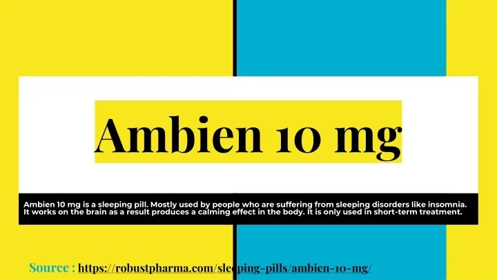 PPT - Ambien 10 mg Number 1-909-545-6717 PowerPoint Presentation, free ...