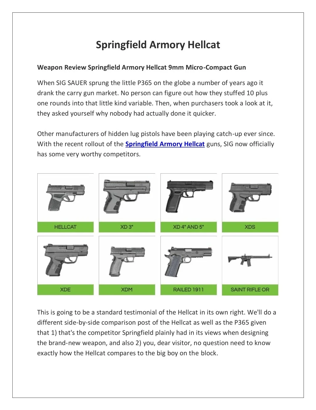 PPT - Best Springfield Armory Hellcat PowerPoint Presentation, free ...
