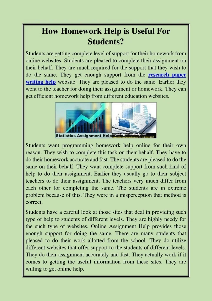 PPT - How Homework Help is Useful For Students PowerPoint Presentation ...