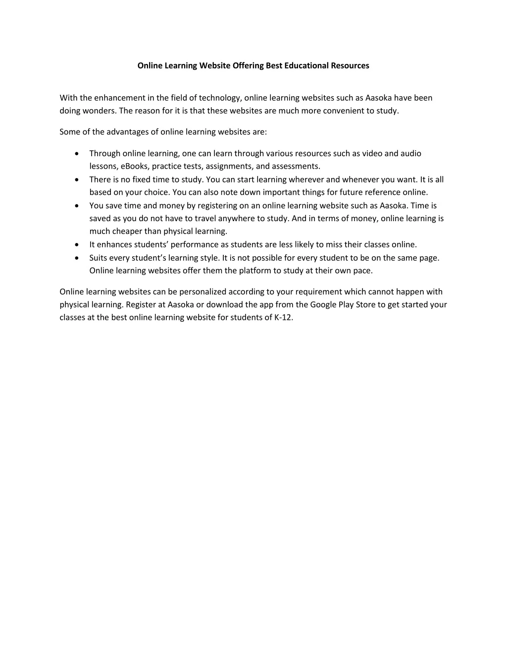 PPT - Online Learning Website Offering Best Educational Resources ...