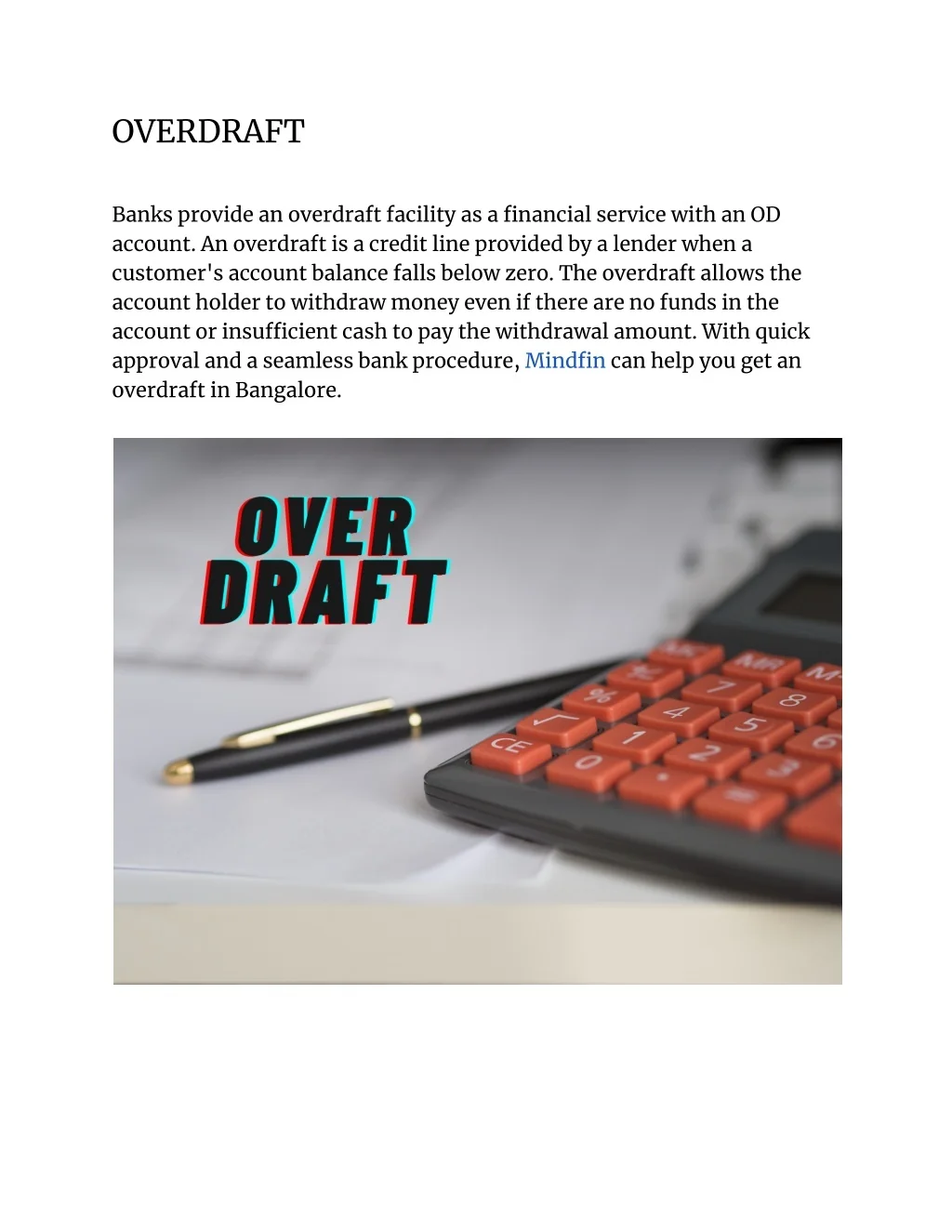 PPT - Overdraft PowerPoint Presentation, free download - ID:10628914