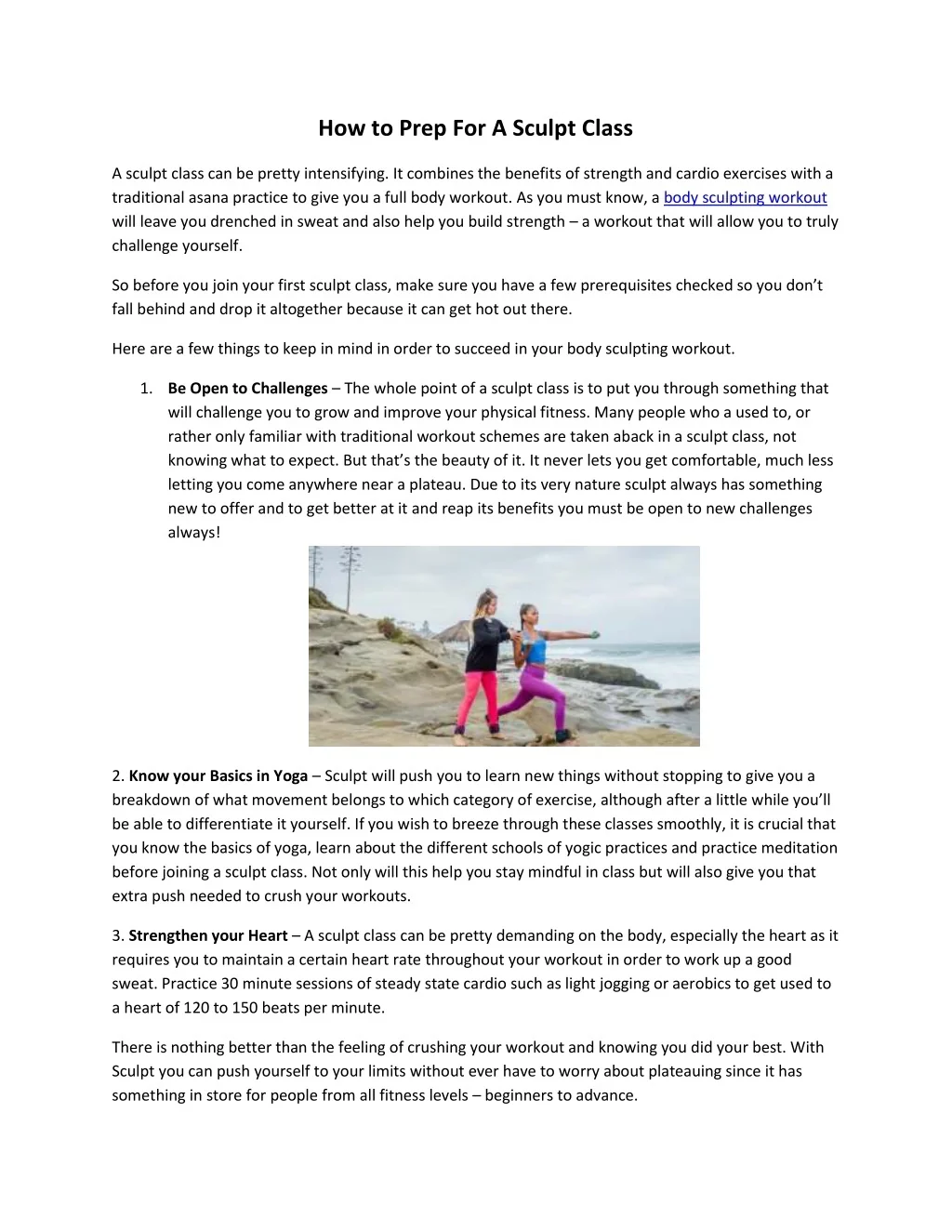 PPT - How to Prep For A Sculpt Class PowerPoint Presentation, free ...