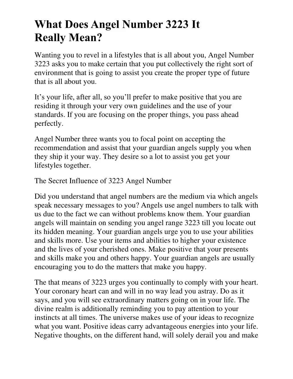 PPT - What Does Angel Number 3223 It Really Mean PowerPoint ...