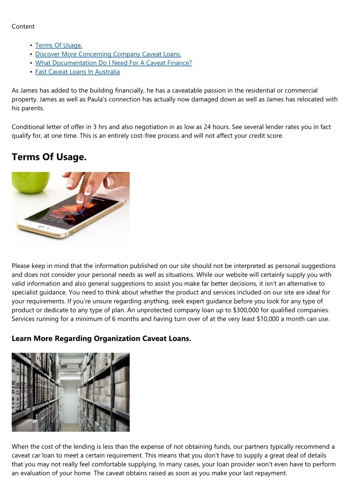 PPT - The Crucial Attributes Of A Caveat Car Loan PowerPoint ...
