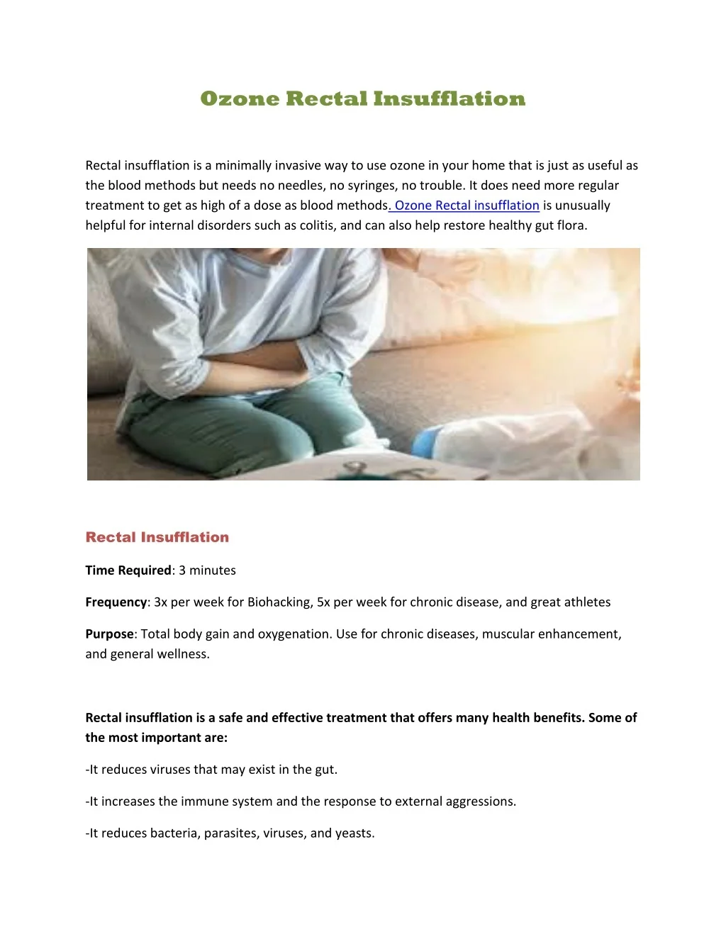 PPT - Ozone Rectal Insufflation PowerPoint Presentation, free download ...