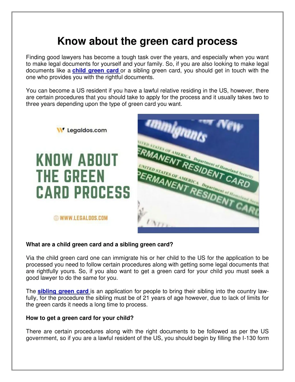 PPT - Know about the green card process-converted PowerPoint ...