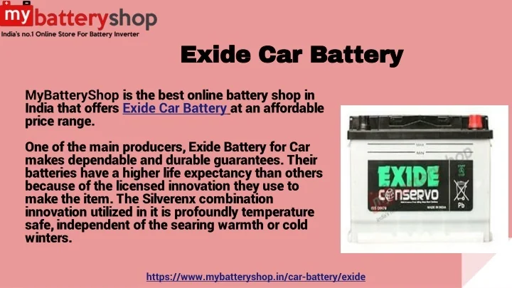 PPT - Incredible Exide Car Battery PowerPoint Presentation, free ...