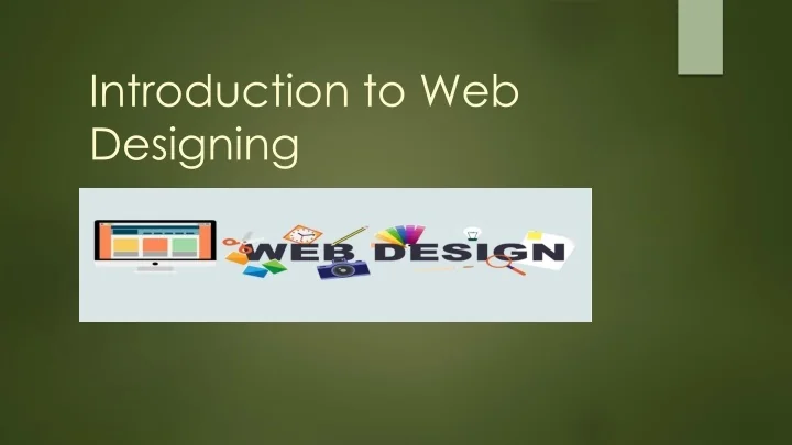 PPT - Introduction to Web Designing (1)-converted PowerPoint ...