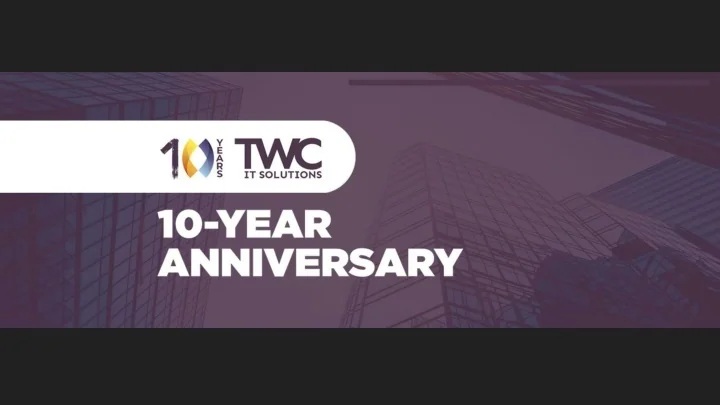PPT - TWC Anniversary-Infographic-2021 PowerPoint Presentation, free ...