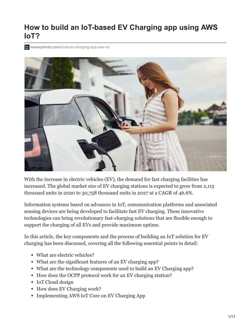 PPT - Build IoT-based EV Charging App | EV Charging App Development ...