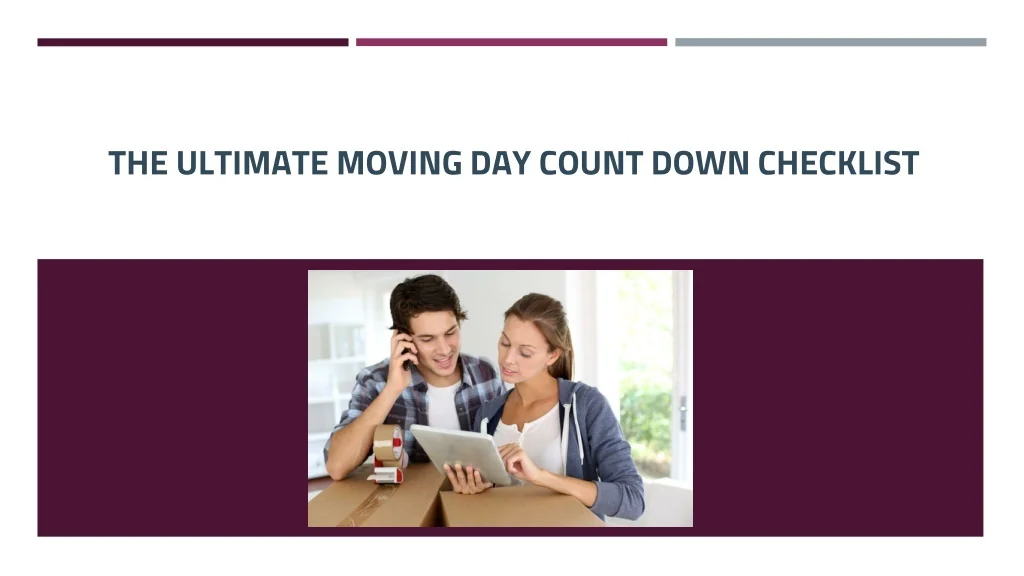 PPT - The Ultimate Moving Day Count Down Checklist PowerPoint ...