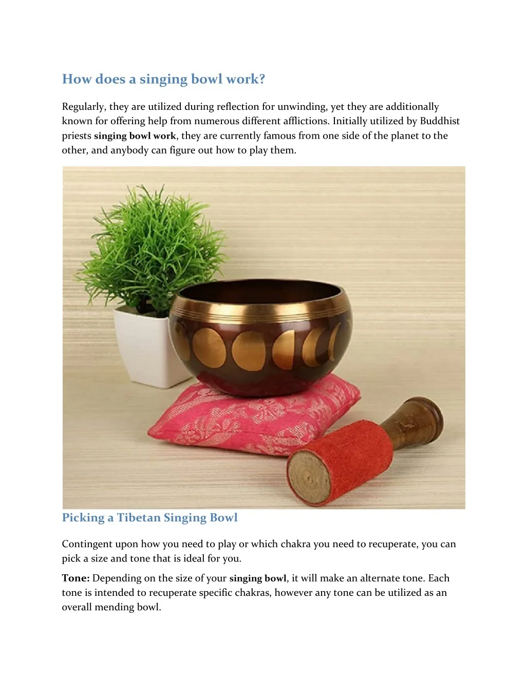 PPT - How does a singing bowl work PowerPoint Presentation, free ...