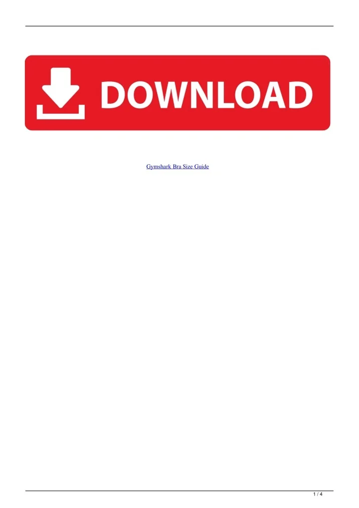 PPT - Gymshark Bra Size Guide PowerPoint Presentation, free download ...