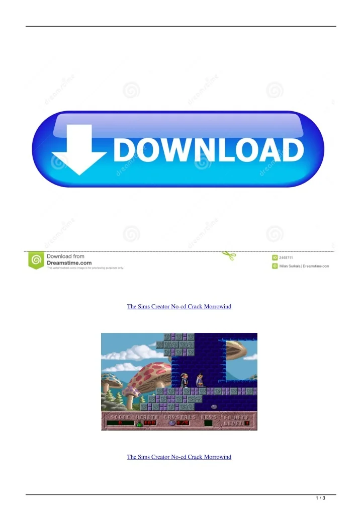 PPT - The Sims Creator No-cd Crack Morrowind PowerPoint Presentation ...