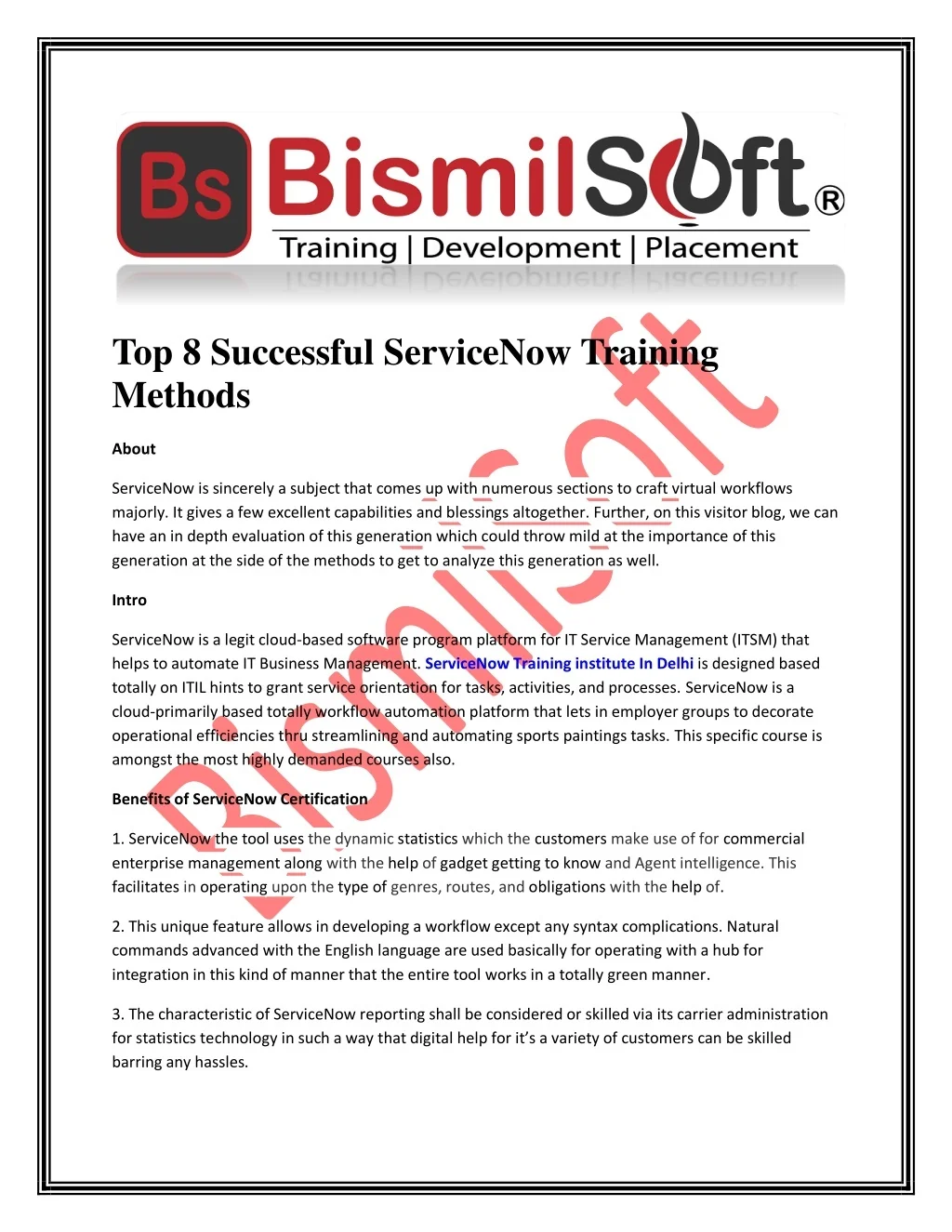 PPT - Top 8 Successful ServiceNow Training Methods PowerPoint ...