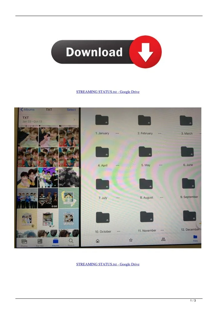 PPT - STREAMING STATUS.txt - Google Drive PowerPoint Presentation, free ...