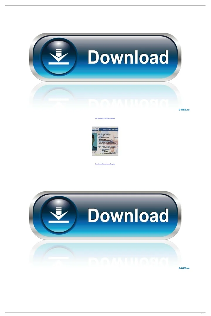 PPT - Free Nevada Drivers License Template PowerPoint Presentation ...