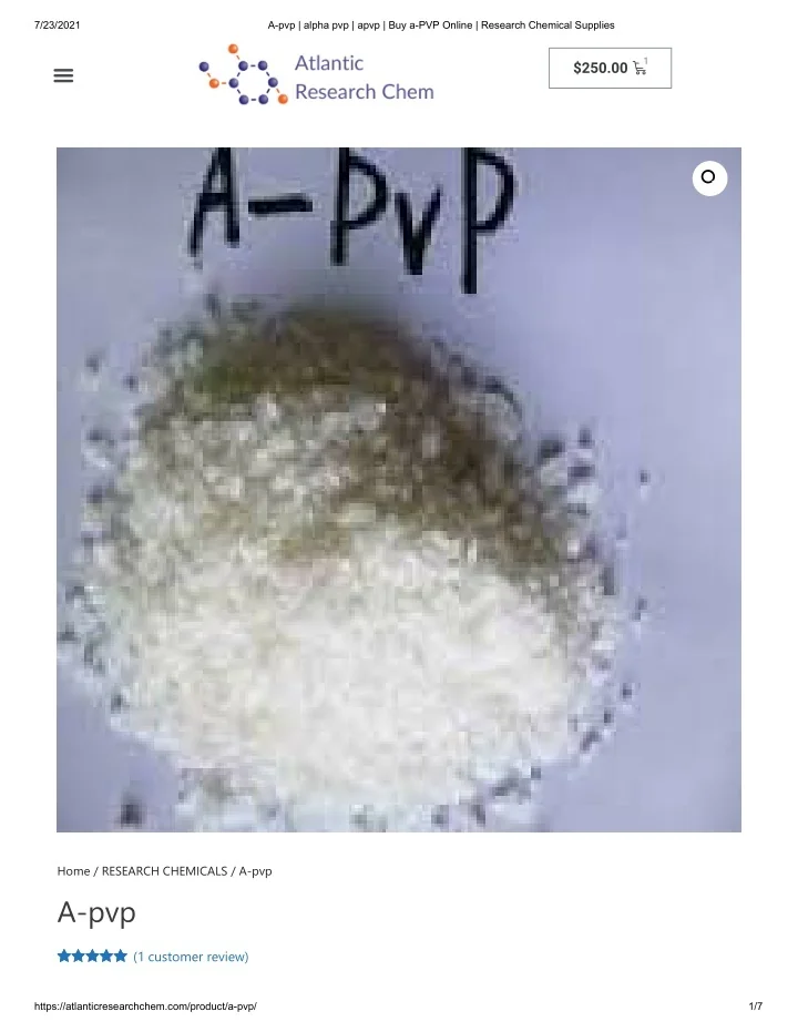 PPT - A-pvp _ alpha pvp _ apvp _ Buy a-PVP Online _ Research Chemical ...