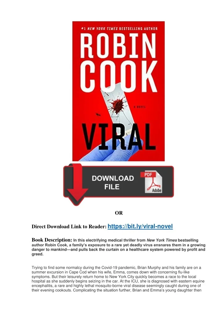 PPT - [PDF] Free Download Viral EPUB by Robin Cook - Full Book ...