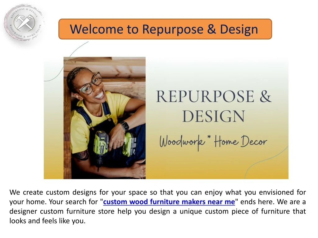 PPT - Welcome to Repurpose & Design PowerPoint Presentation, free ...