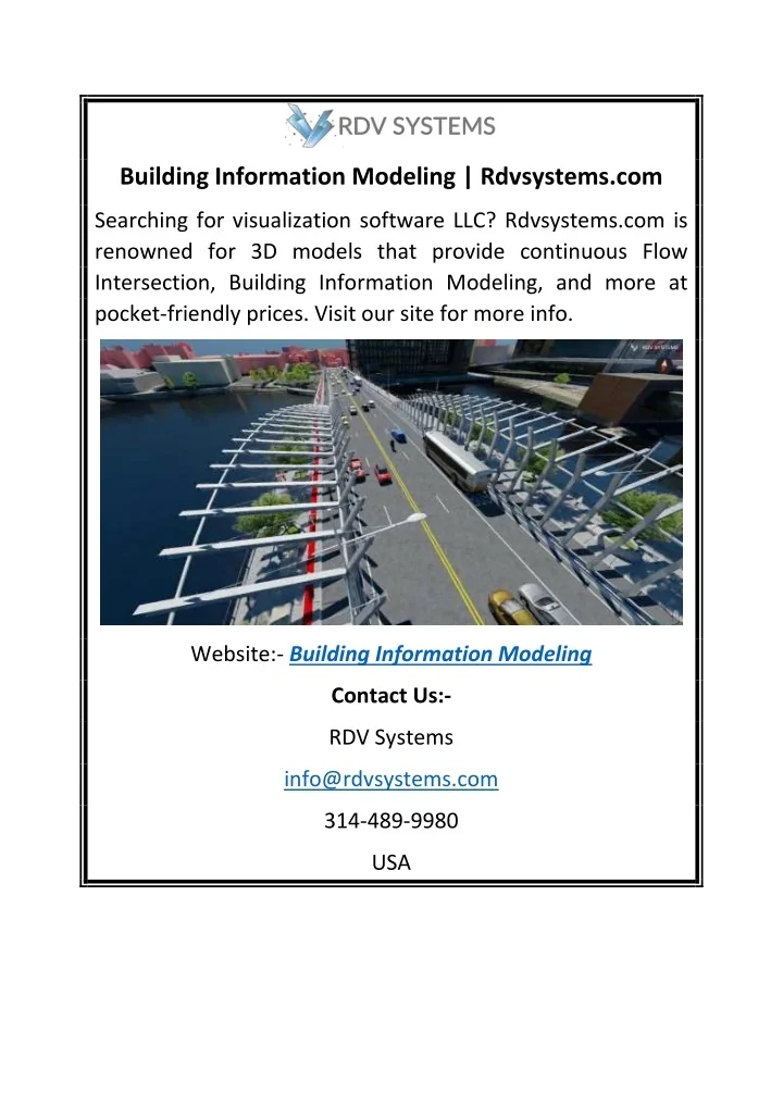 PPT - Building Information Modeling Rdvsystems.com PowerPoint ...