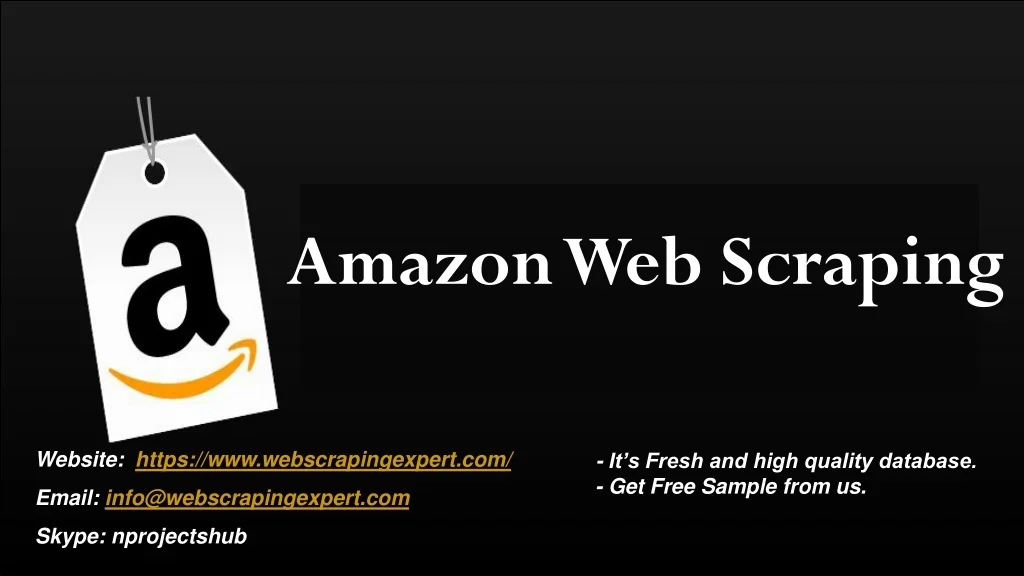 PPT - Amazon Web Scraping PowerPoint Presentation, free download - ID ...