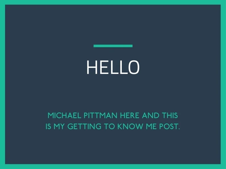 PPT - Getting To Know Me. PowerPoint Presentation, free download - ID ...