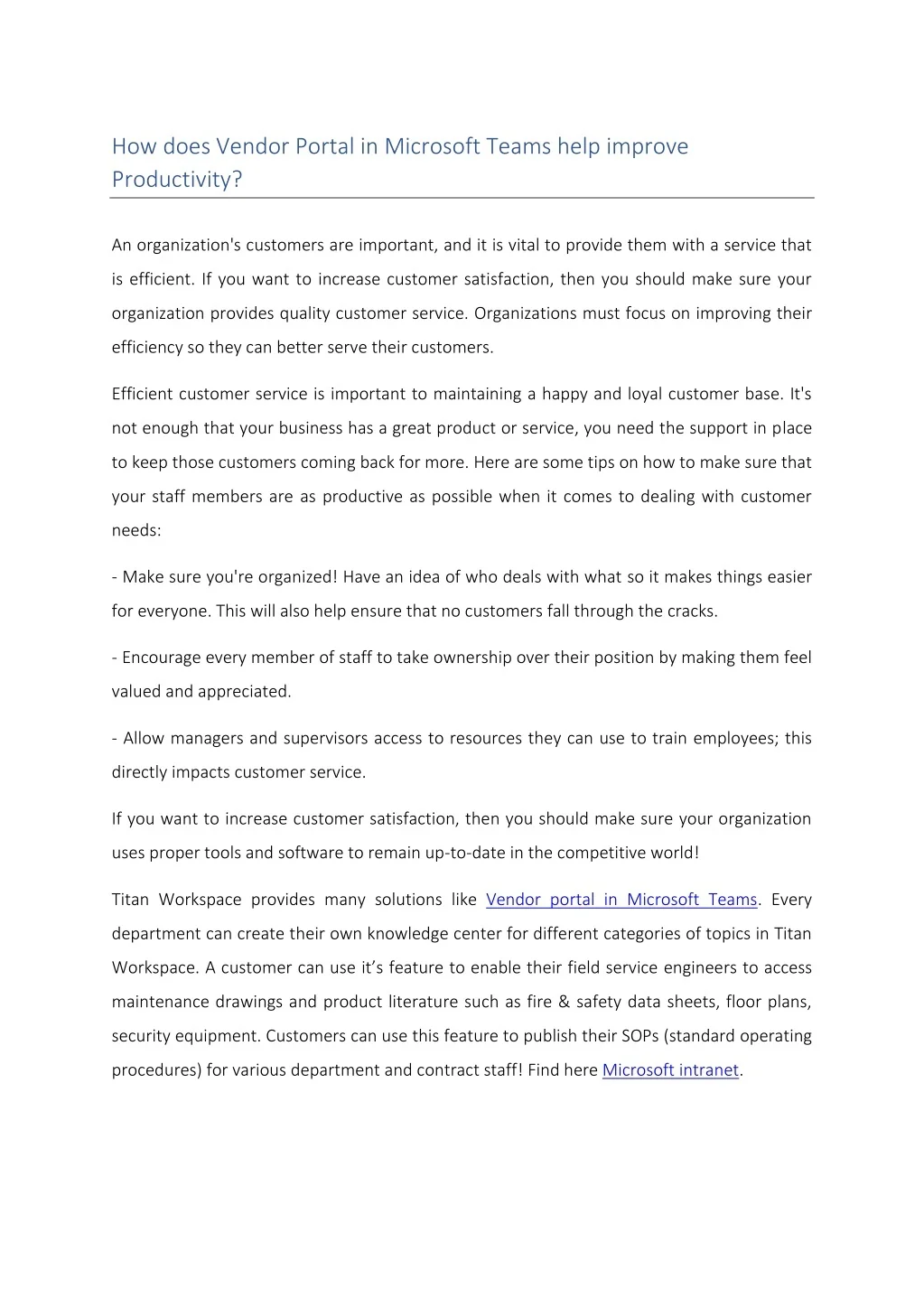 PPT - How does Vendor Portal in Microsoft Teams help improve ...