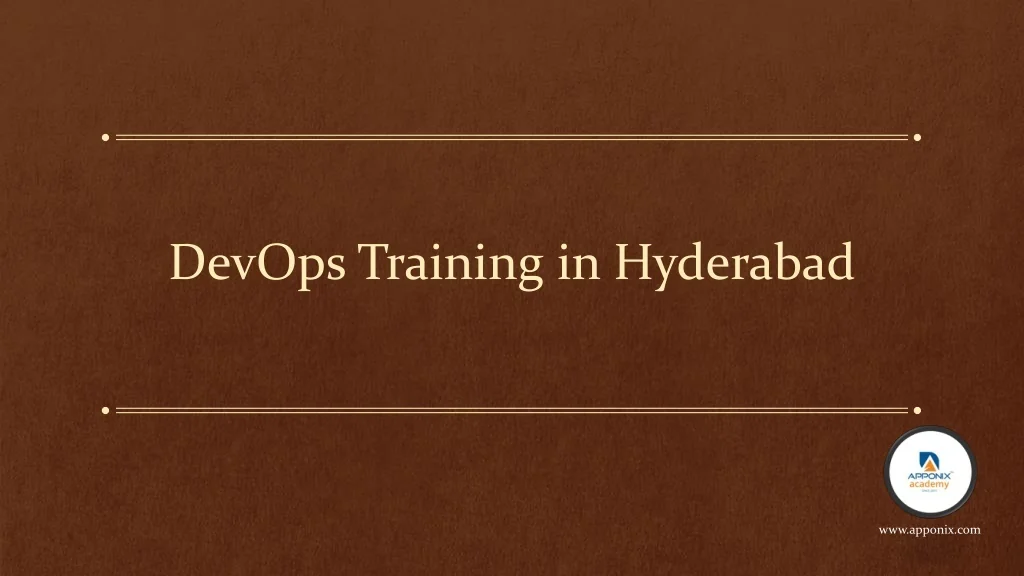 PPT - DevOps Training in Hyderabad PowerPoint Presentation, free ...