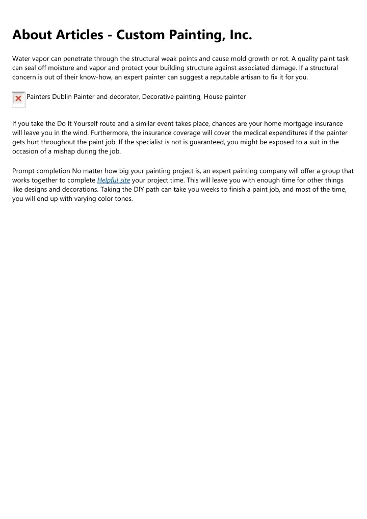 PPT - 12 Helpful Tips For Doing Dublin Painting Pros PowerPoint ...