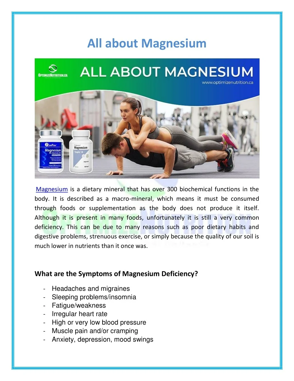 PPT - All about Magnesium PowerPoint Presentation, free download - ID ...
