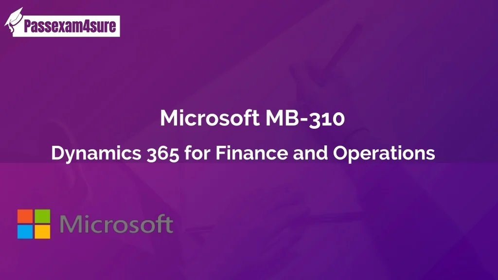 PPT - Free Download Microsoft MB-310 Exam Sample Question Answers ...