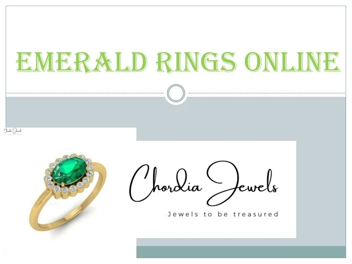 PPT - Buy Beautiful Emerald Rings Online for every style and budget at ...