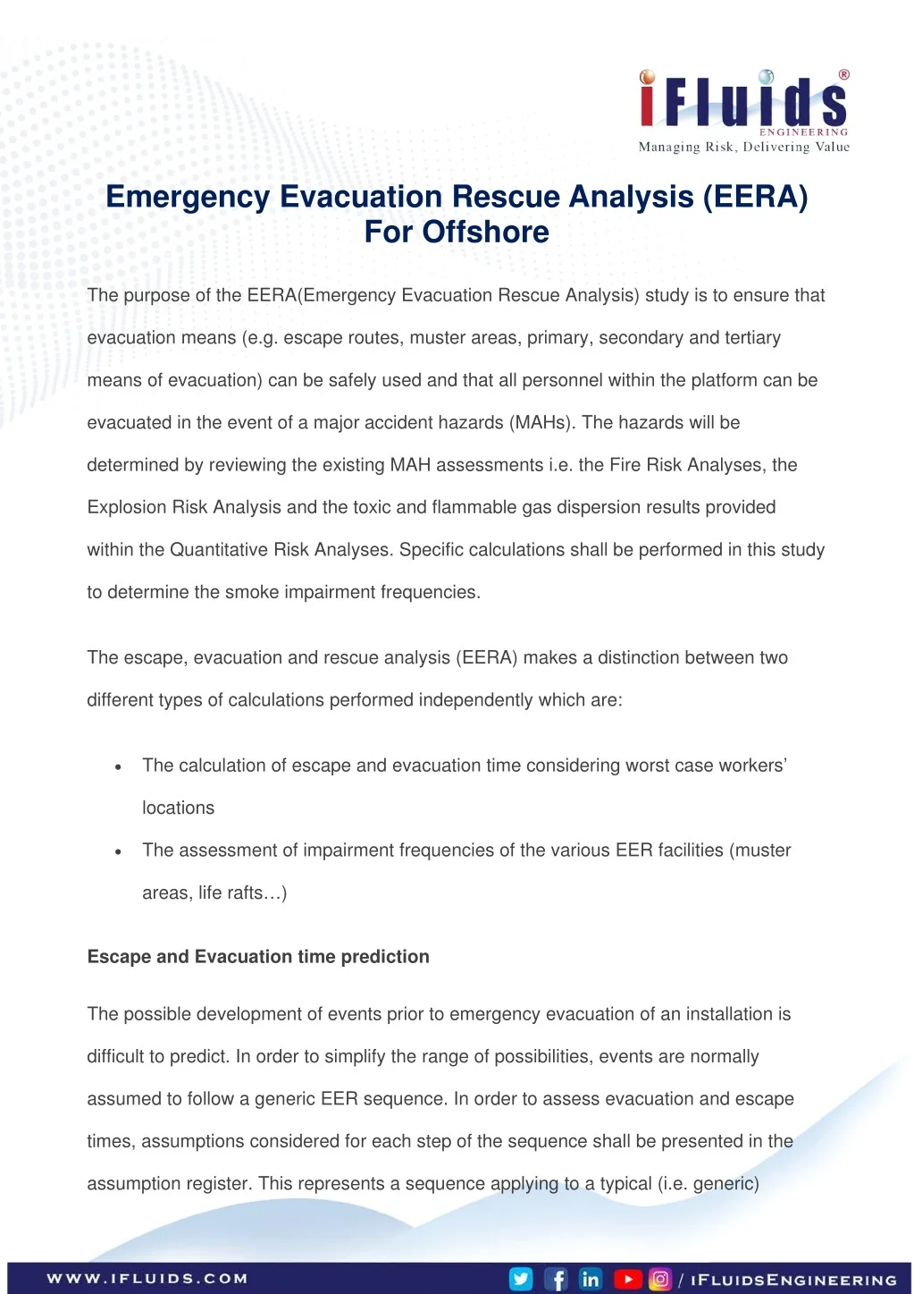 PPT - Emergency Evacuation Rescue Analysis (EERA) For Offshore ...