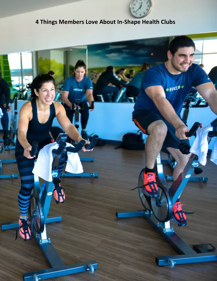 Ppt 4 Things Members Love About In Shape Health Clubs Powerpoint