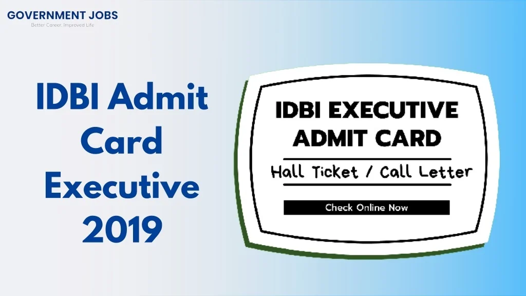 PPT - IDBI admit card executive 2019 PowerPoint Presentation, free ...