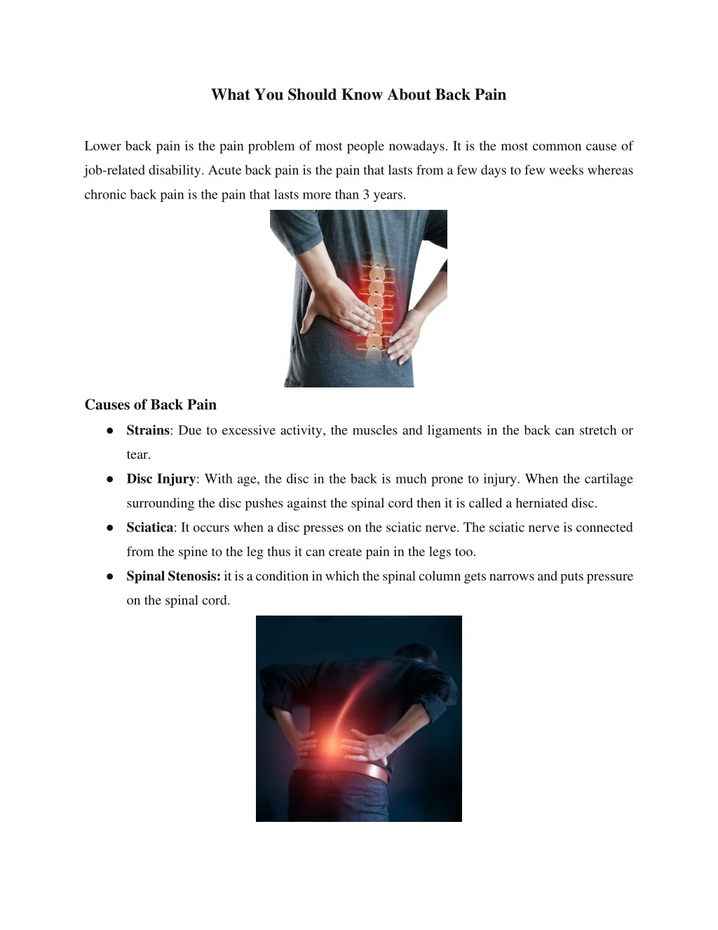 PPT - What You Should Know About Back Pain PowerPoint Presentation ...