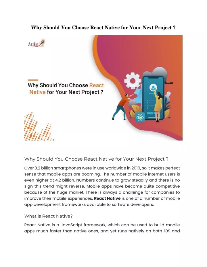 PPT - Why Should You Choose React Native for Your Next Project ... PPT - Why Should You Choose React Native for Your Next Project ...