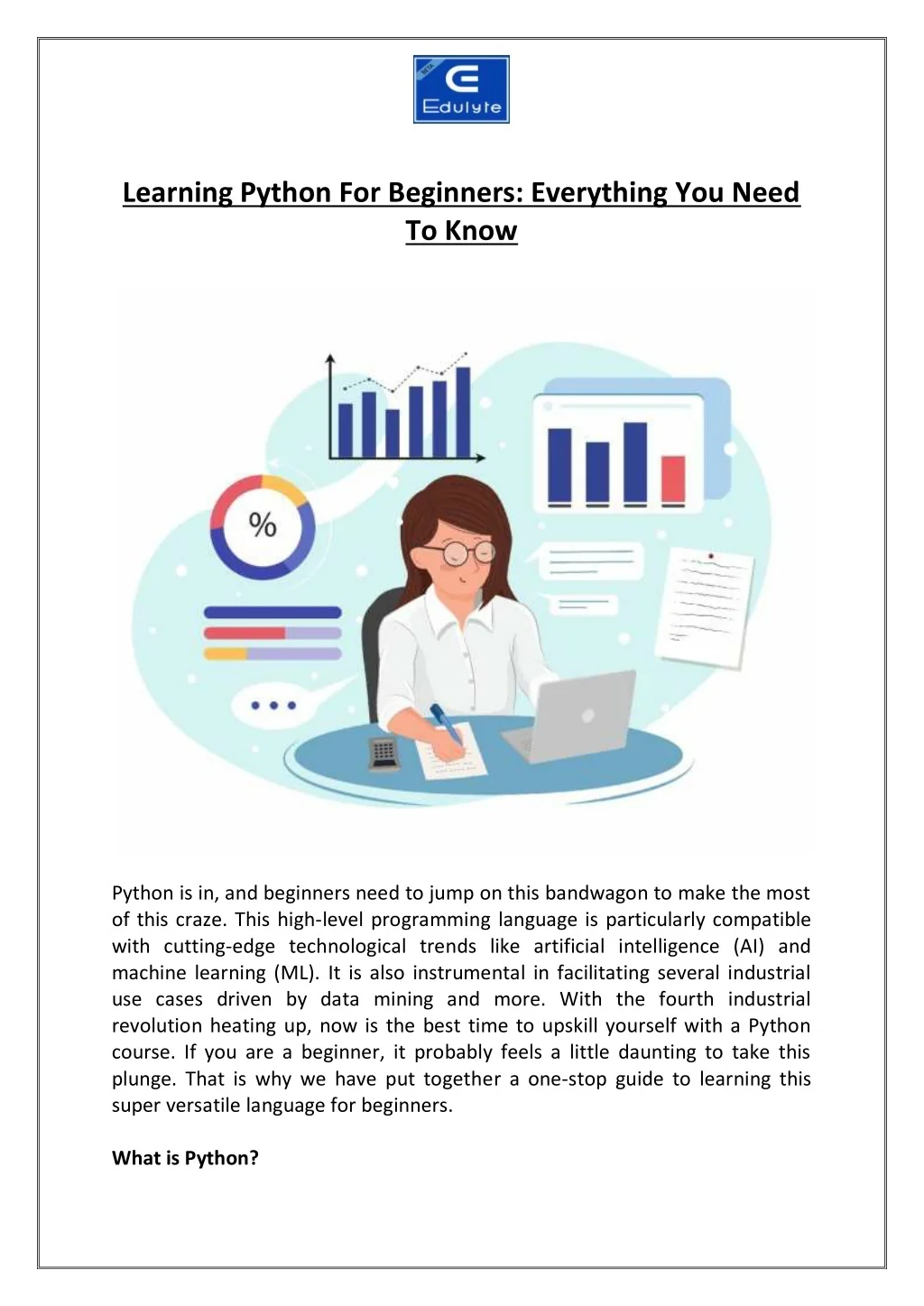 PPT - Learning Python For Beginners Everything You Need To Know ...