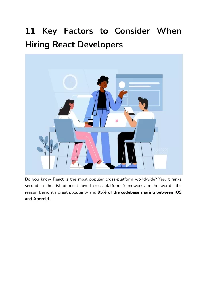 PPT - 11 Key Factors to Consider When Hiring React Developers ... PPT - 11 Key Factors to Consider When Hiring React Developers ...
