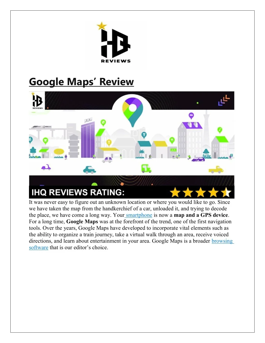PPT - Google Maps’ Review PowerPoint Presentation, free download - ID ...