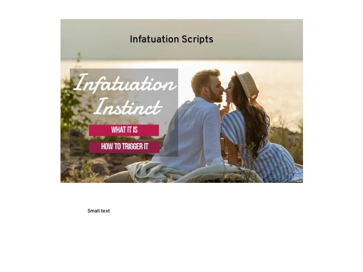 PPT - The Infatuation Scripts You Should Know PowerPoint Presentation, free download - ID:10942623