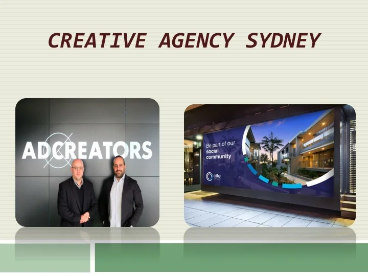 PPT - Creative Agency Sydney PowerPoint Presentation, free download ...