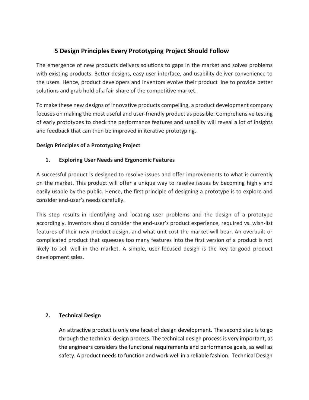 PPT - 5 Design Principles Every Prototyping Project Should Follow ...