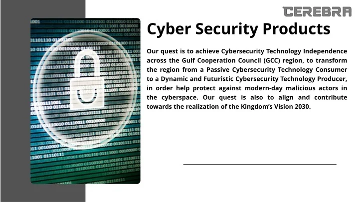 PPT - Cyber Security Products in Saudi Arabia PowerPoint Presentation ...