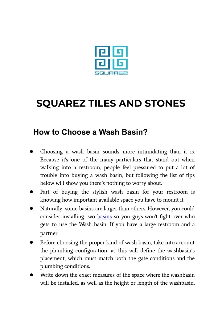 PPT - SQUAREZ TILES AND STONES PowerPoint Presentation, free download ...
